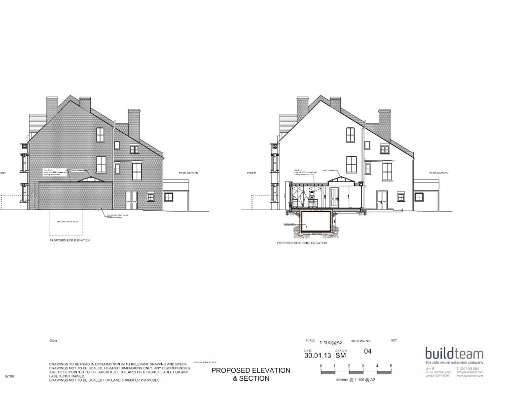 Klea Avenue 04 PROPOSED SIDE ELEVATION & SECTION | Build Team Blog